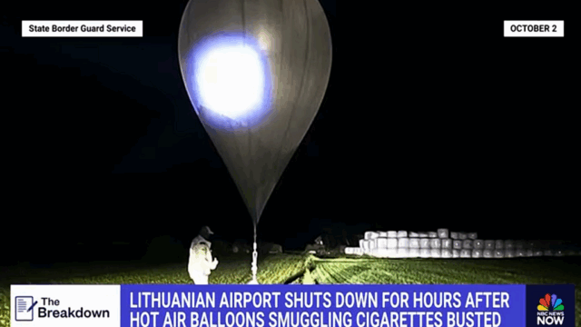Sääpallojen invaasio: Liettua sulki jälleen lentokentät ja rajat Valko-Venäjälle